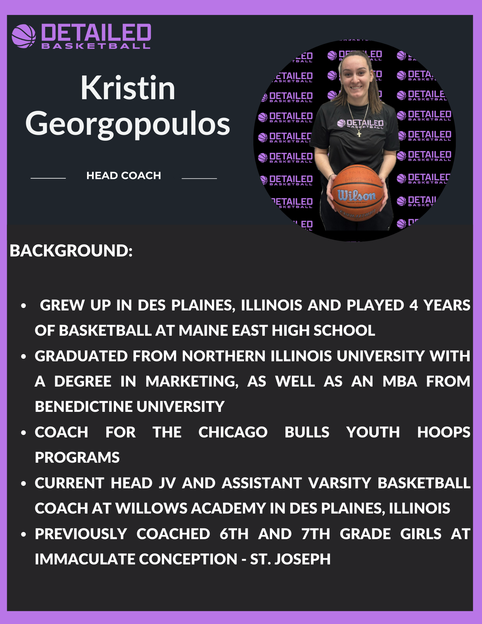 coaches profile | Detailed Basketball