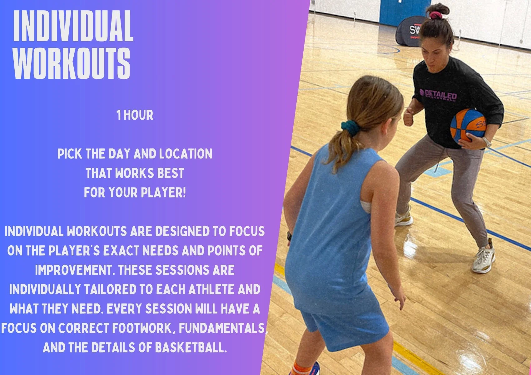 Individual workouts — Detailed Basketball