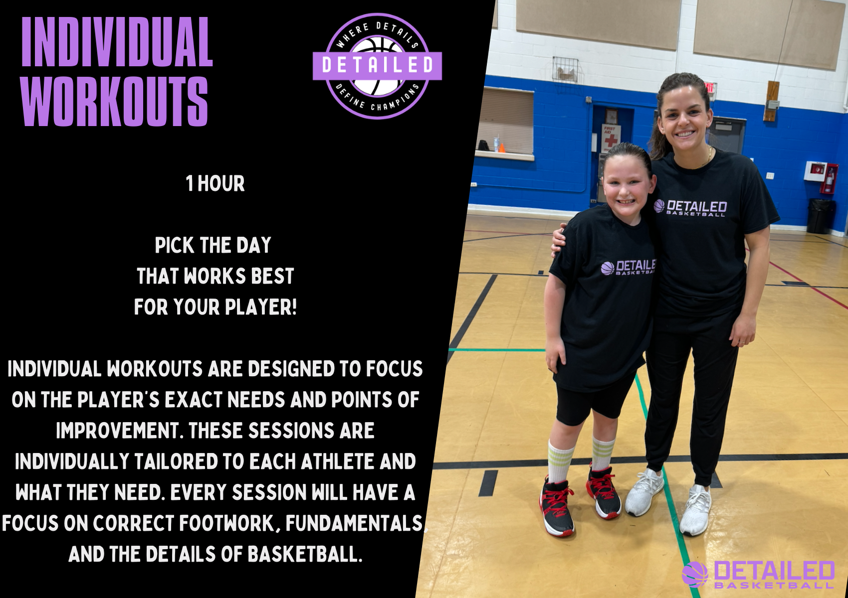 Individual workouts — Detailed Basketball