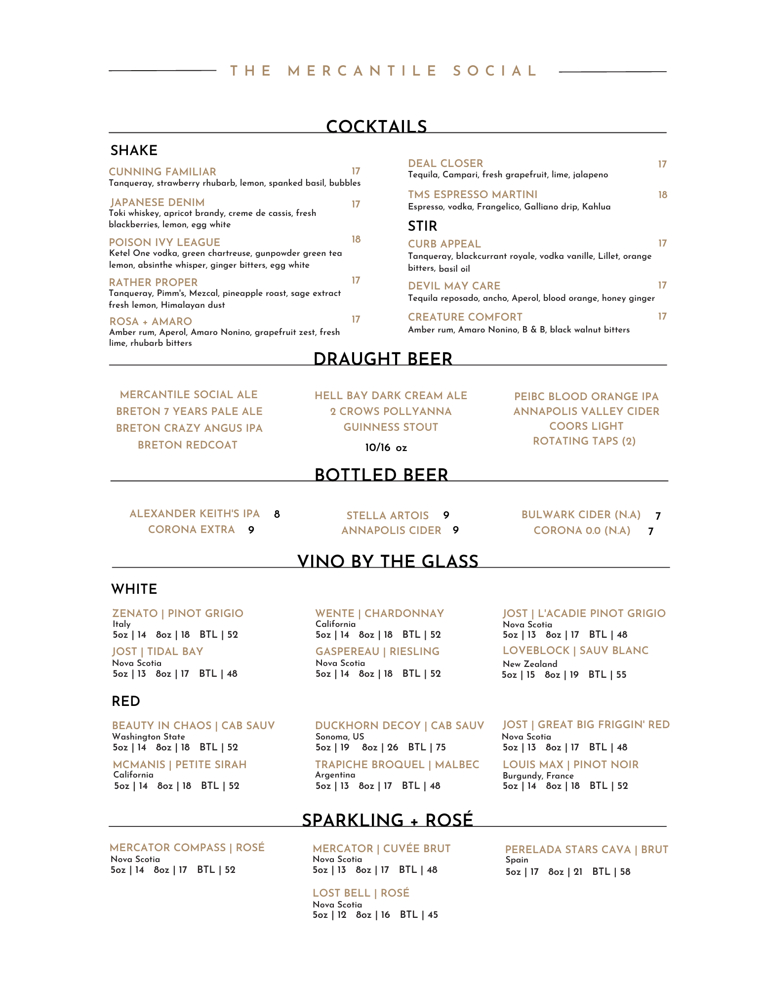 SIP — The Mercantile Social