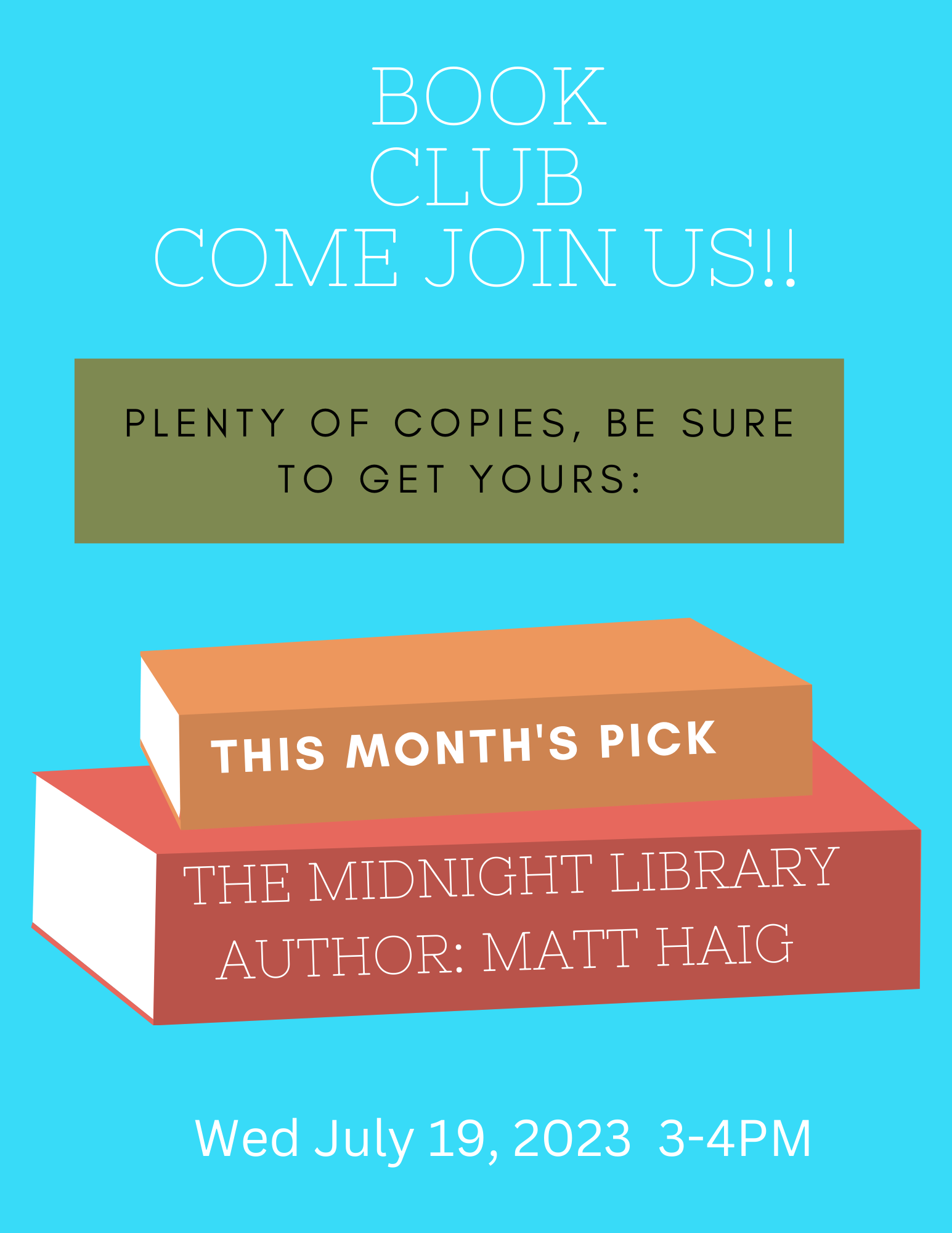 Adult Book Club | William Fogg Library