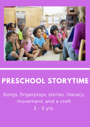 Preschool Storytime | William Fogg Library