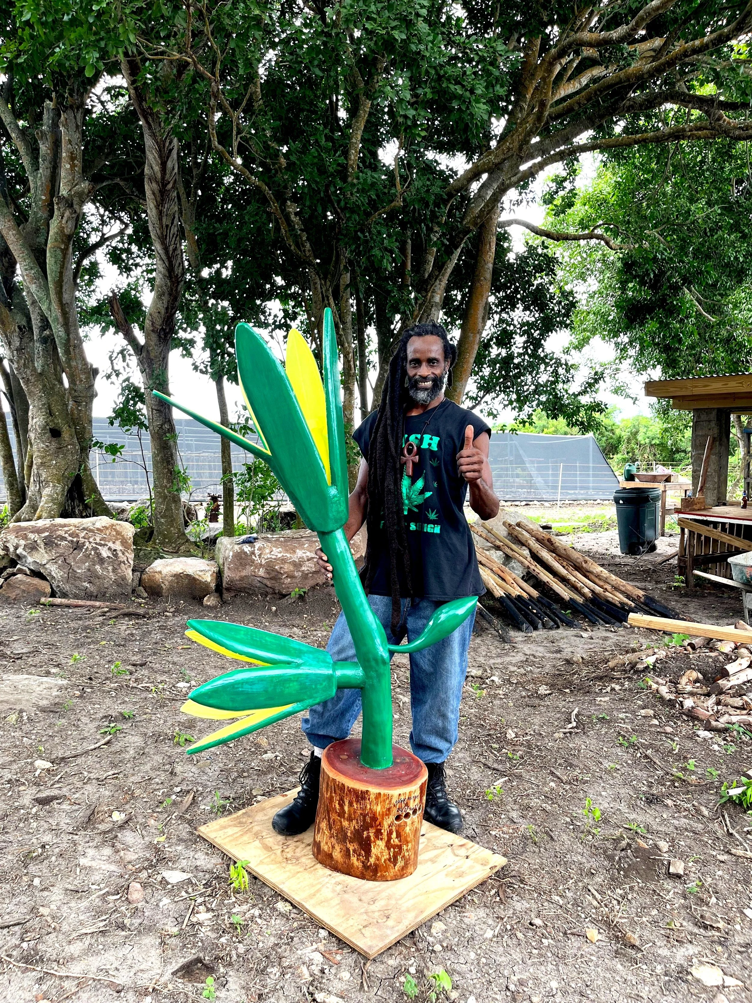 A Grand Welcome: Vanilla Paradise Nevis’ Vanilla Orchid Carving ...
