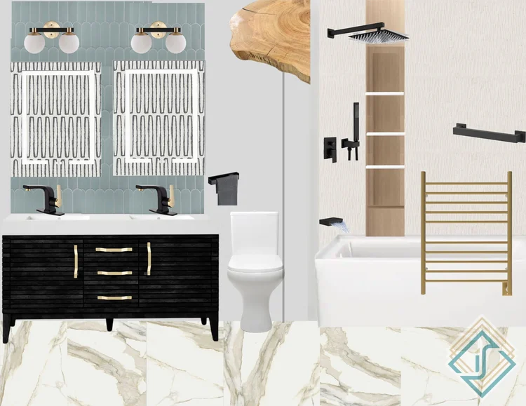 Modern Bathroom — Inspired Spaces by D, Interior Design