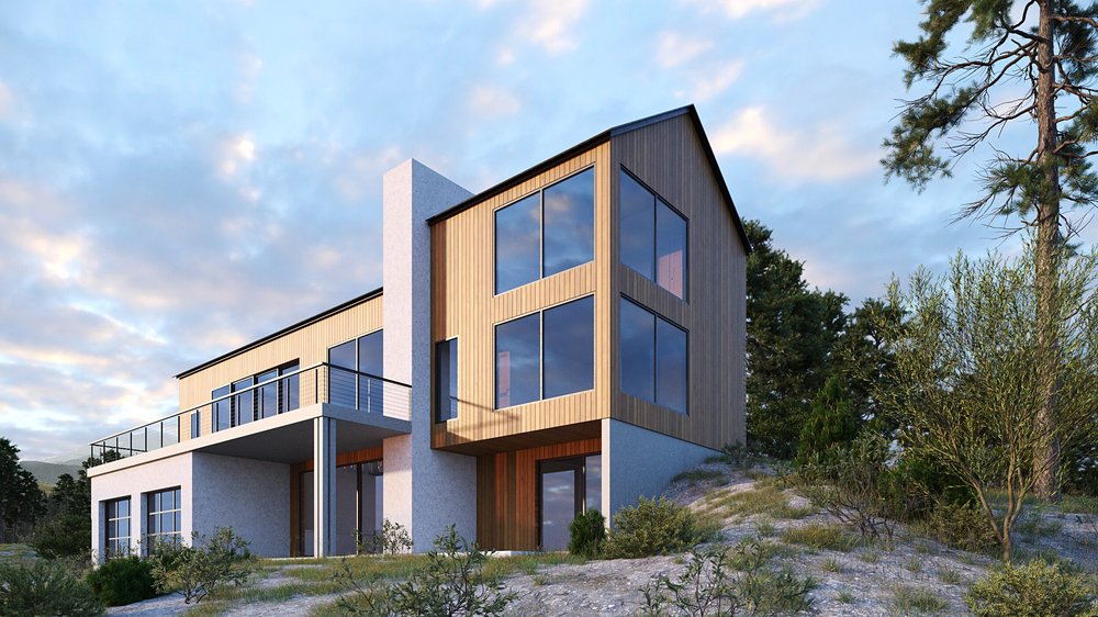 mountain modern Scandinavian home | Roderick Builders near Park City ...