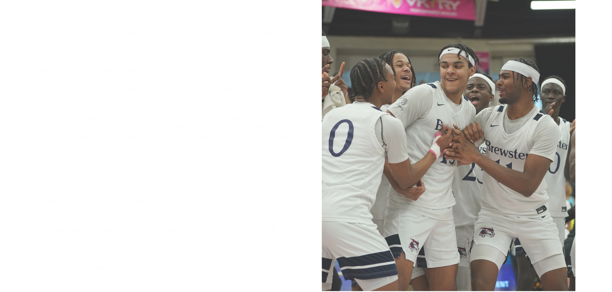 EYBL Scholastic Conference Tournament Program — PLAYBOOKGRP