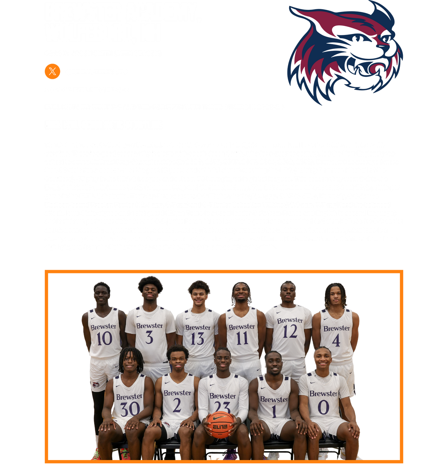 EYBL Scholastic Conference Tournament Program — PLAYBOOKGRP