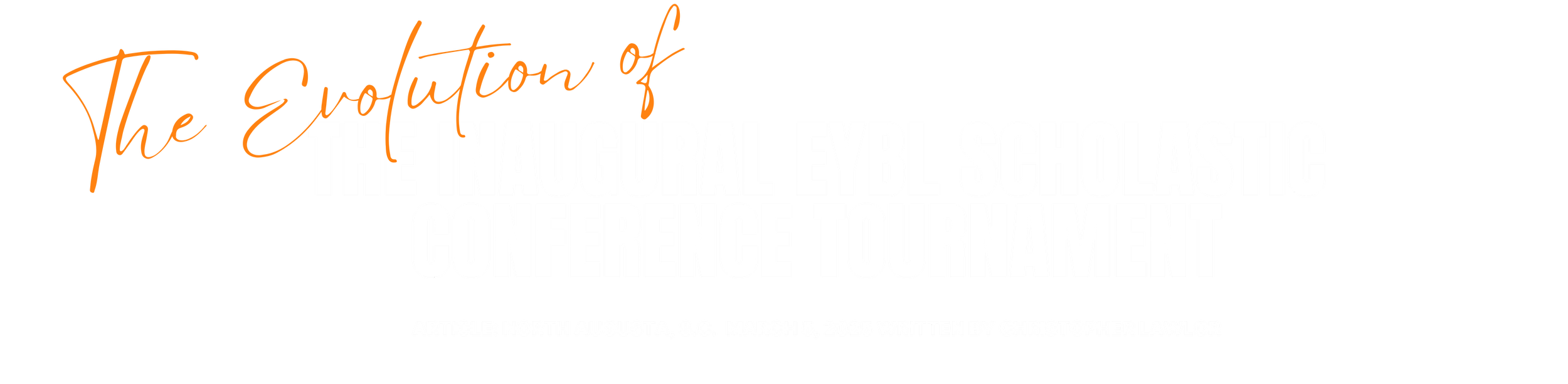 EYBL Scholastic Conference Tournament Program — PLAYBOOKGRP