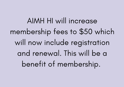 Endorsement — AIMH HI