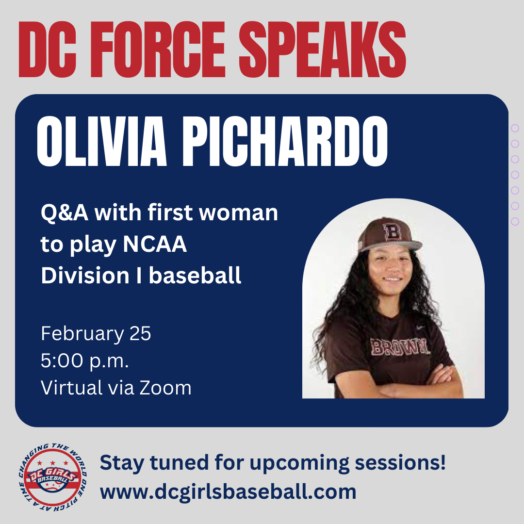 DC Force Speaks: Olivia Pichardo — DC Girls Baseball