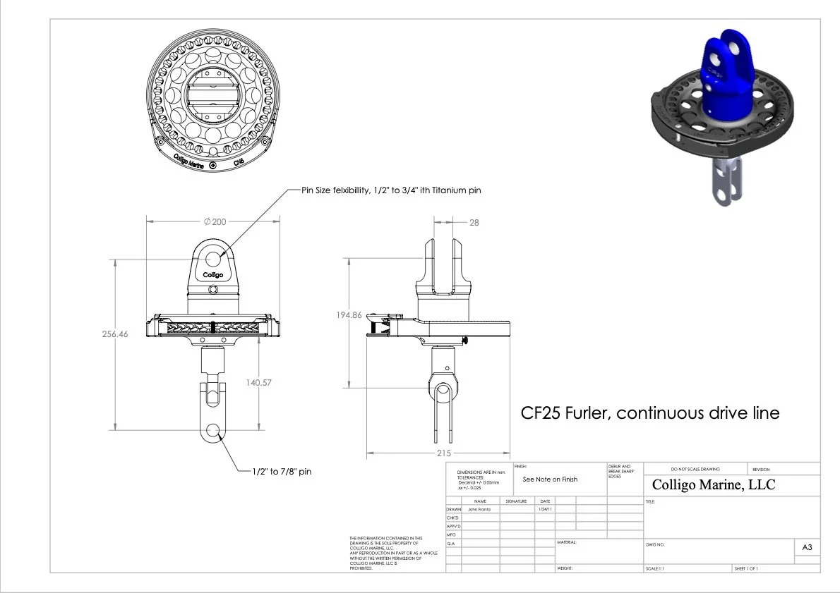 Extralight Code 0 and Luff Line Furler — Colligo Marine