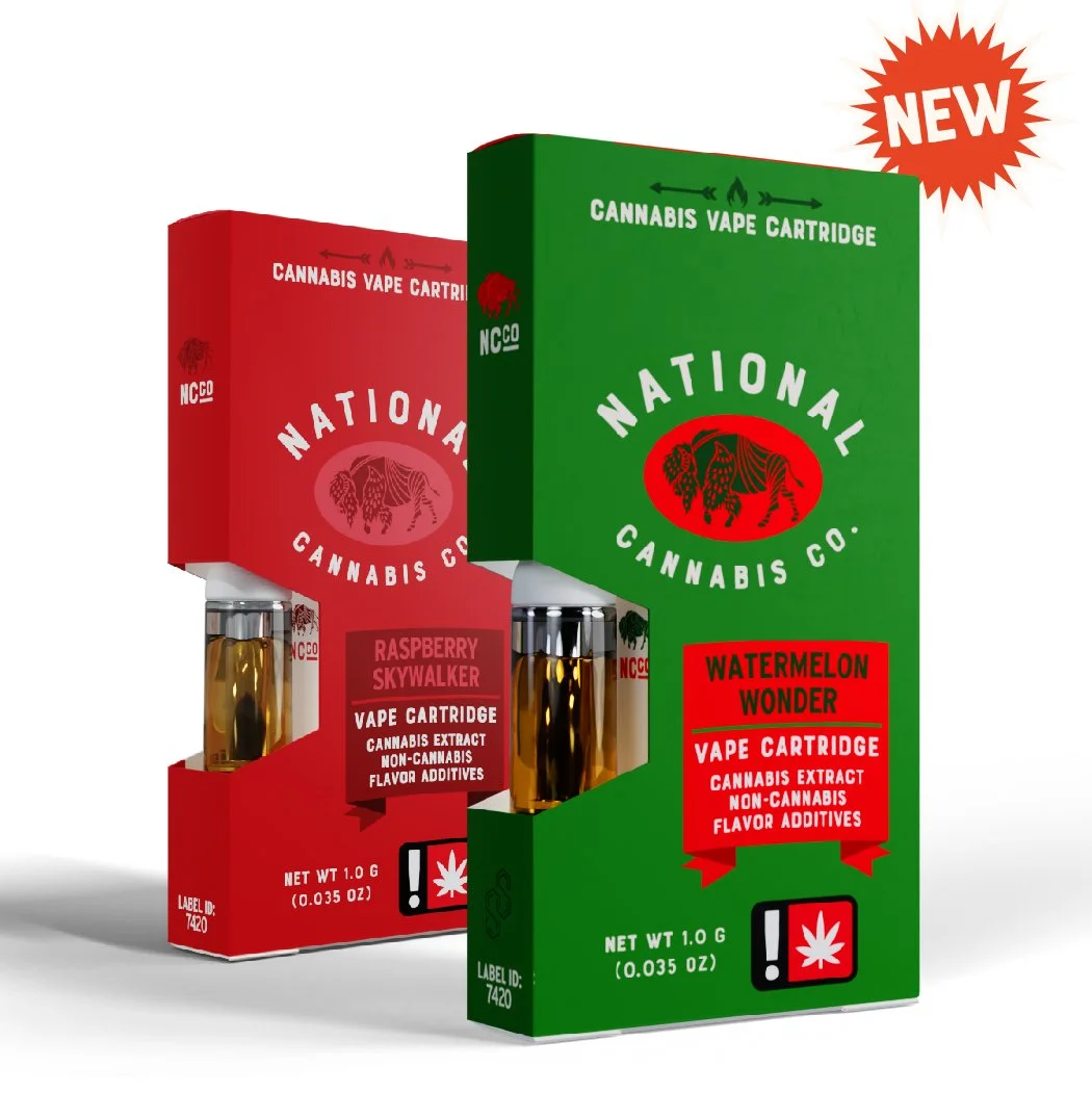 1g THC Vape Cartridges — National Cannabis Co.