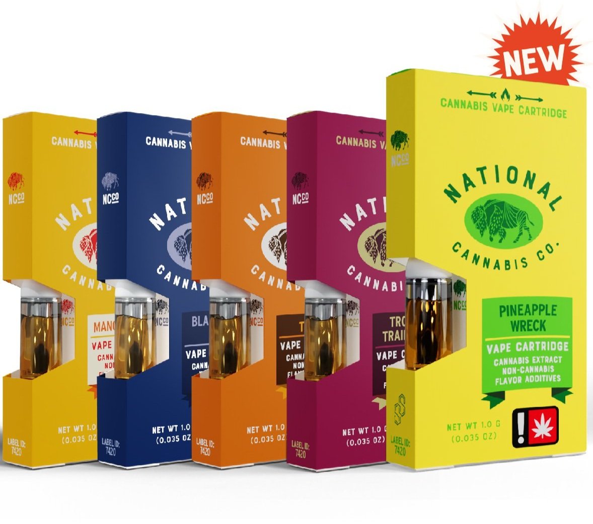 1g THC Vape Cartridges — National Cannabis Co.