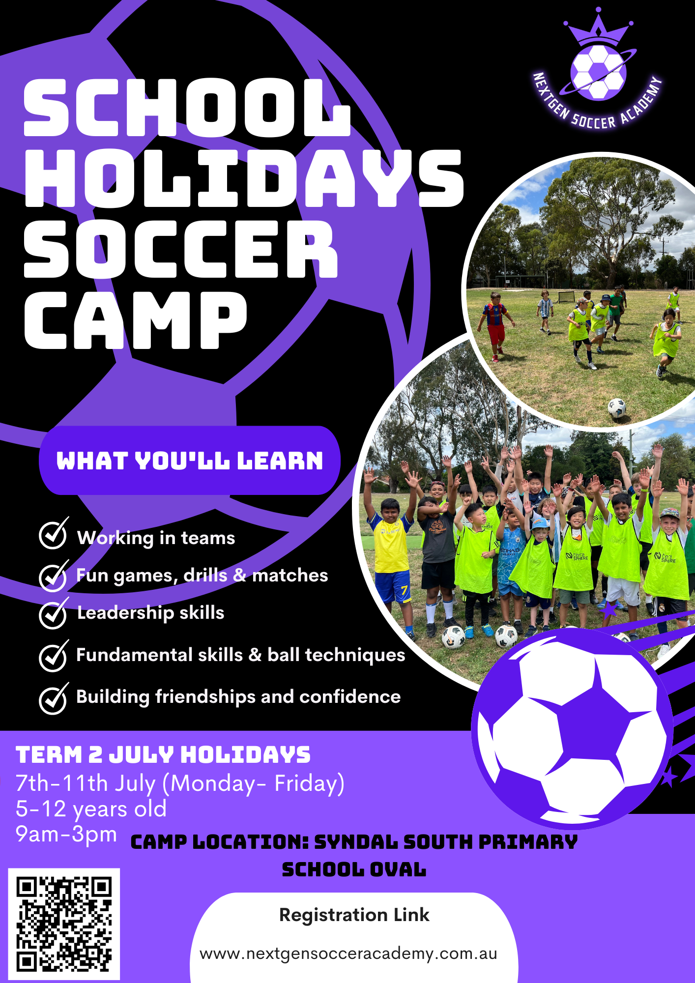 School Holidays Program — NextGen Soccer Academy