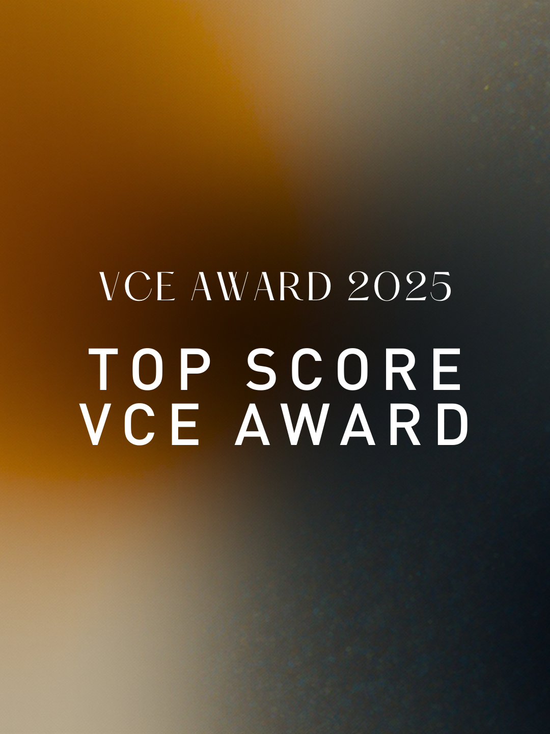 VCE Award by SW Education — SW Education
