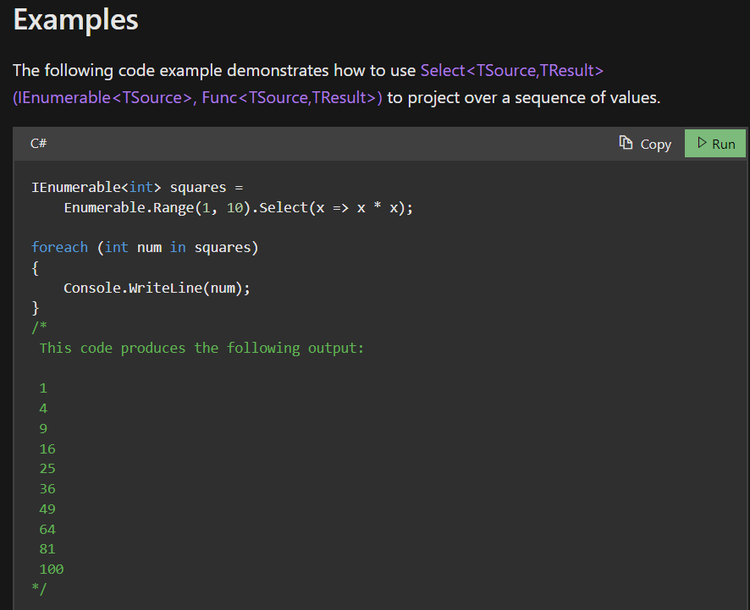 C# LINQ Select Explained with Examples — SYNTACTIC SUGAR DADDY