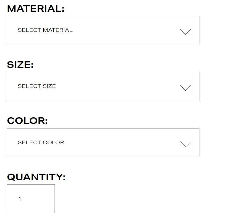 How to Customize Variants and Quantity for Products in Squarespace (7.1) — SQSP Starter