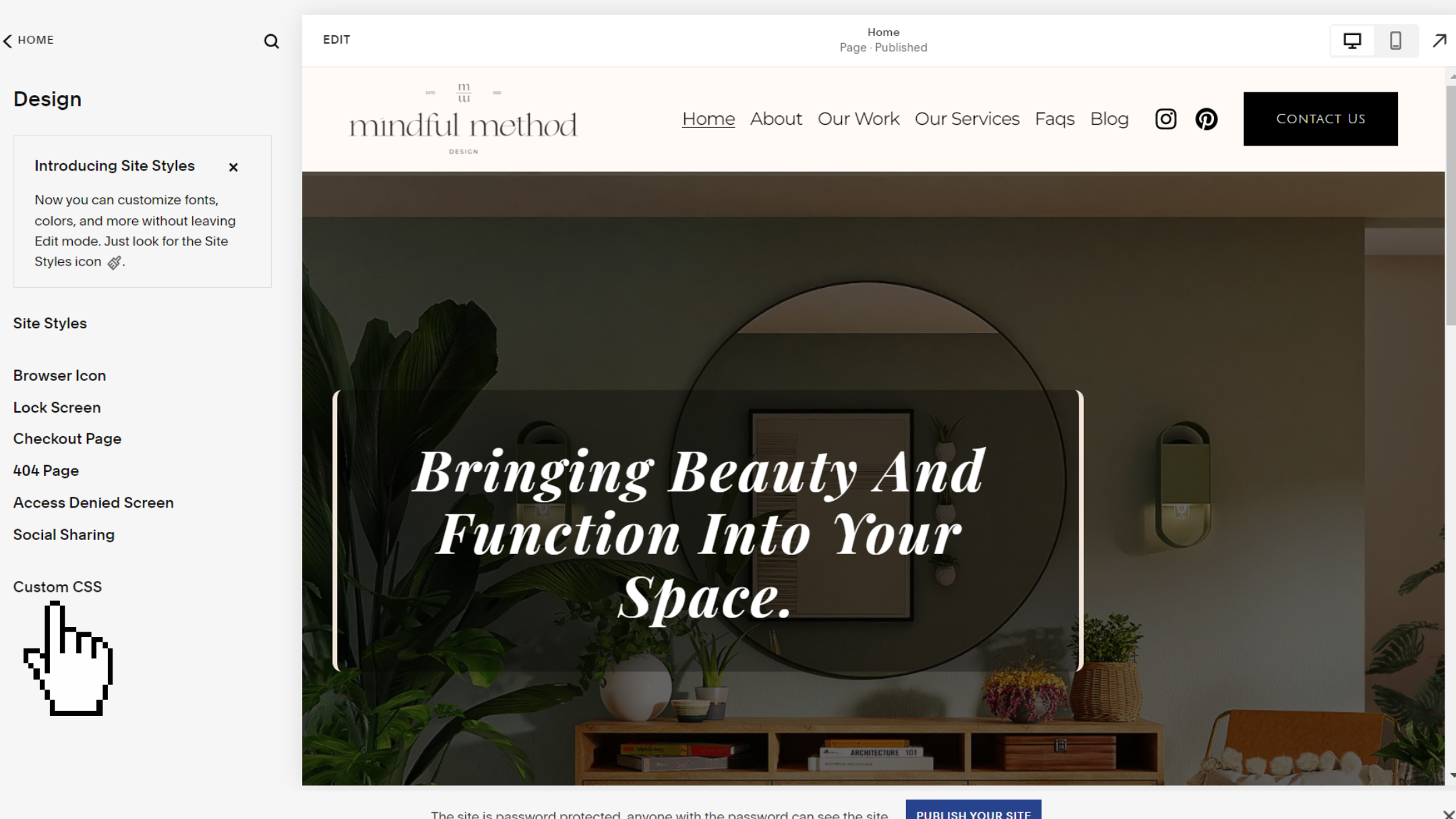 How To Add Custom Css To Squarespace — Sqsp Starter
