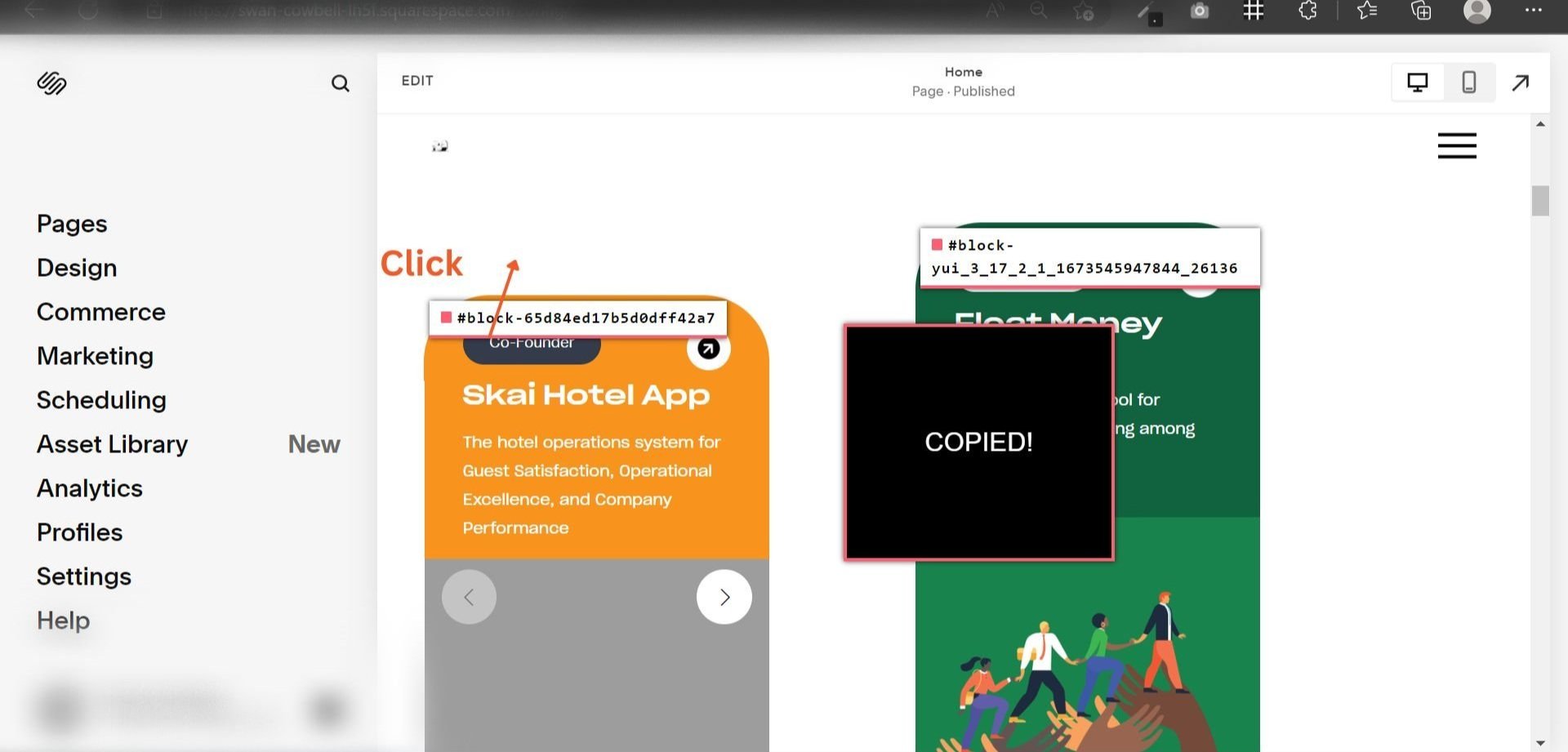 How To Apply Css To A Specific Block On Squarespace — Sqsp Starter