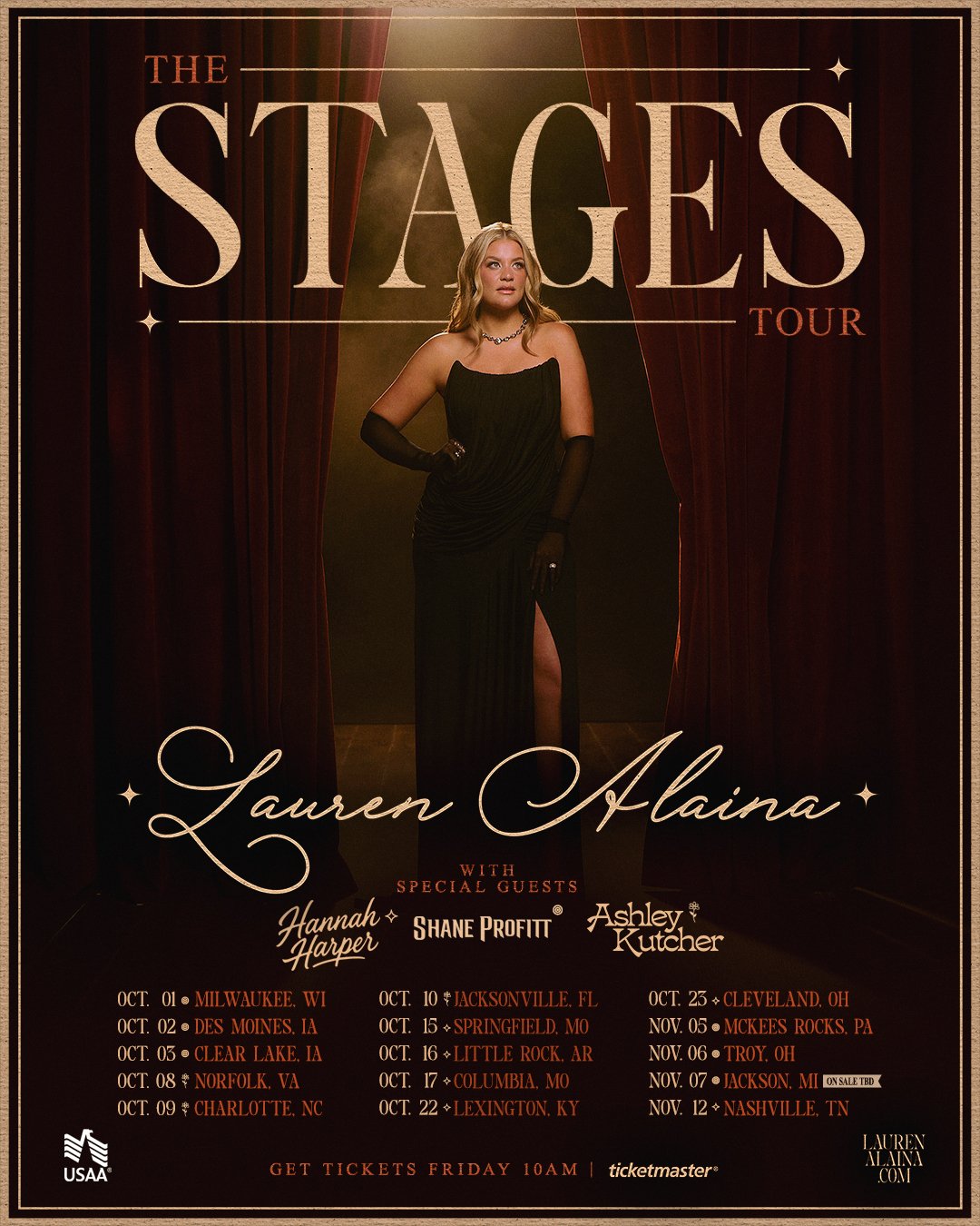 Lauren Alaina The Stages Tour 2026: Dates, Tickets and Openers