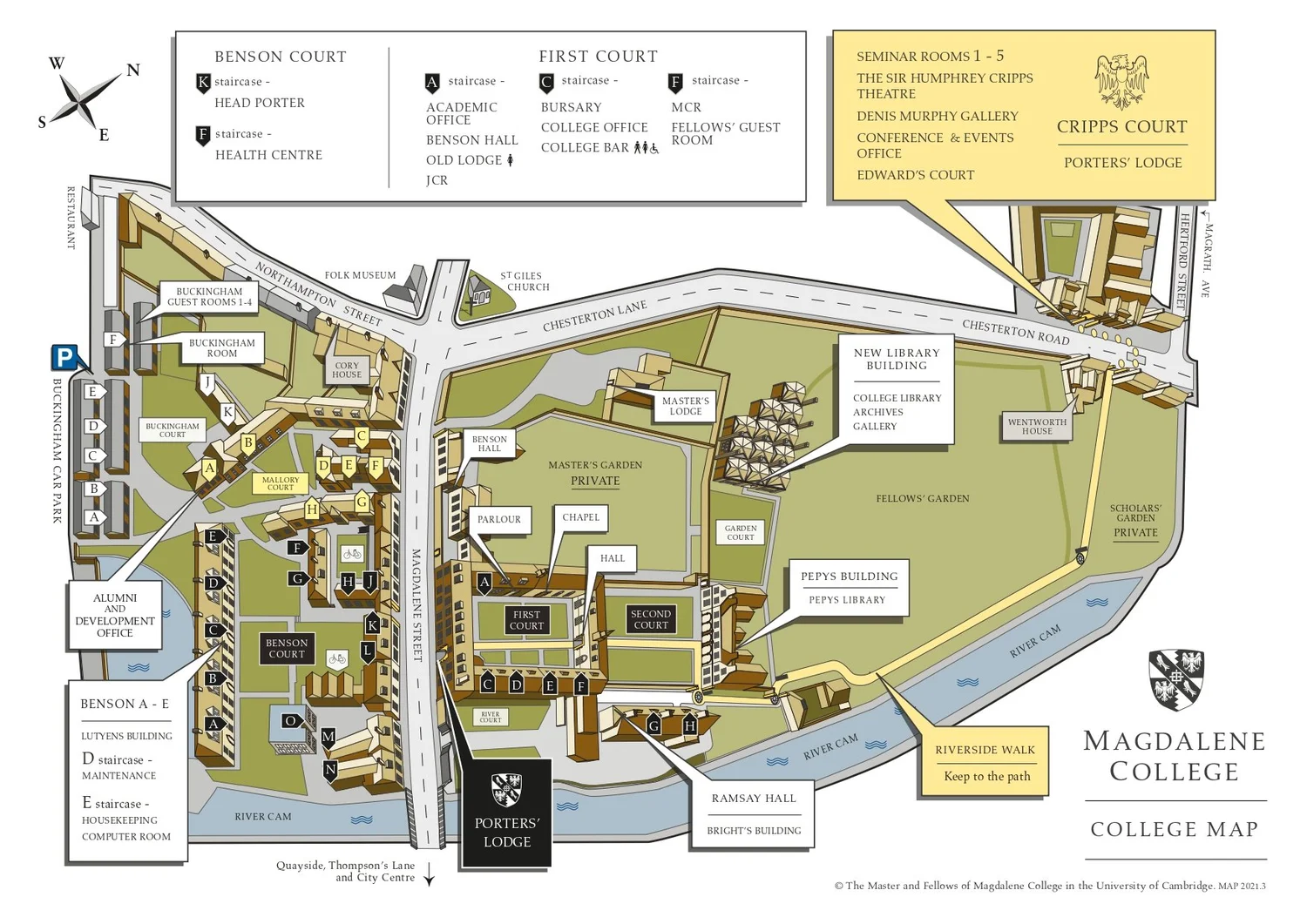 College Map — Magdalene MCR