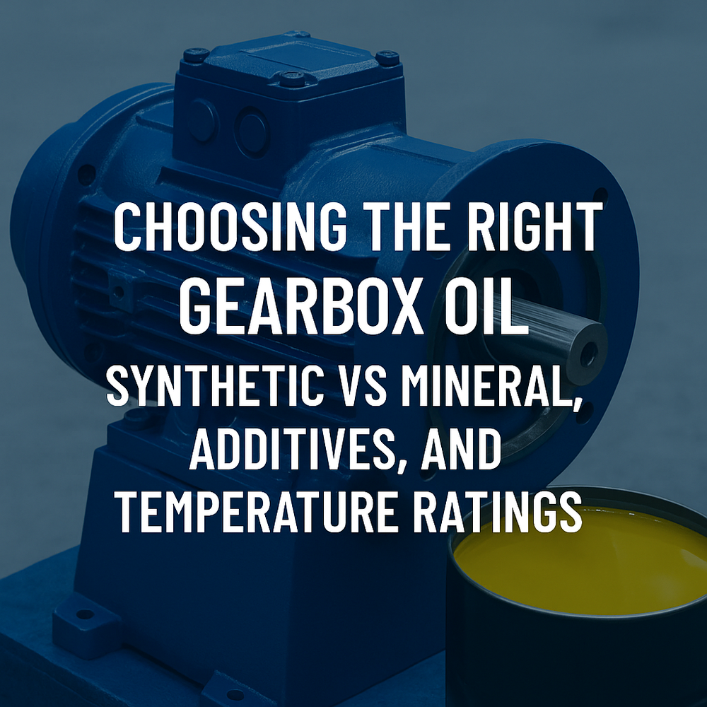 Choosing the Right Gearbox Oil: Synthetic vs Mineral and How ...