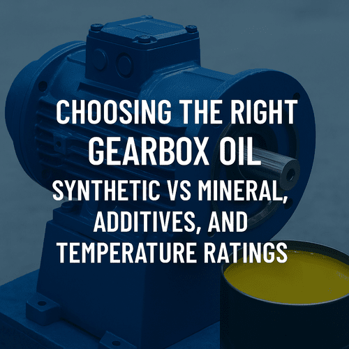 Choosing the Right Gearbox Oil: Synthetic vs Mineral and How ...