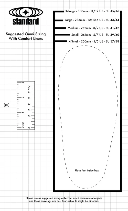 Sizing — Standard Skate Company