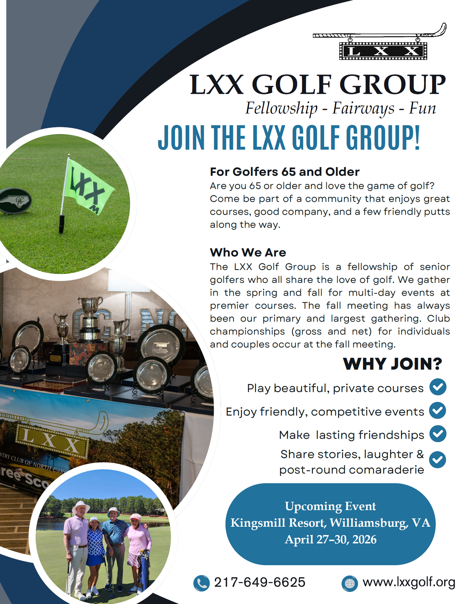 Recruitment — LXX: Three Score & Ten Club