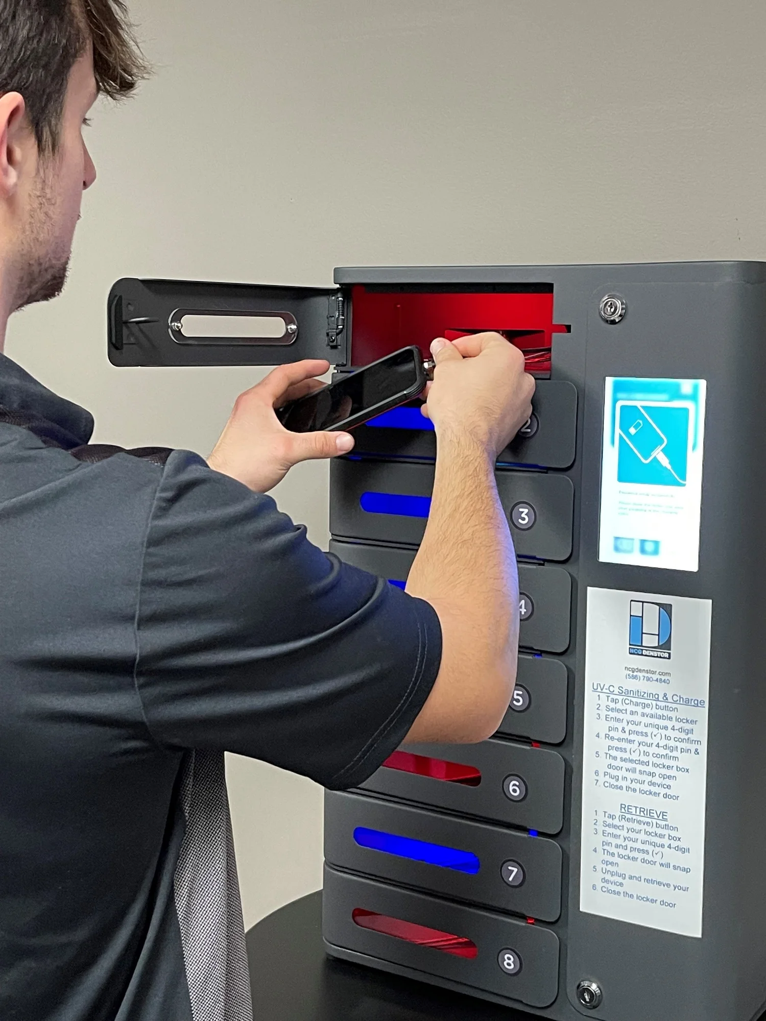 Denstor C3 Smart Lockers — Denstor Mobile Shelving