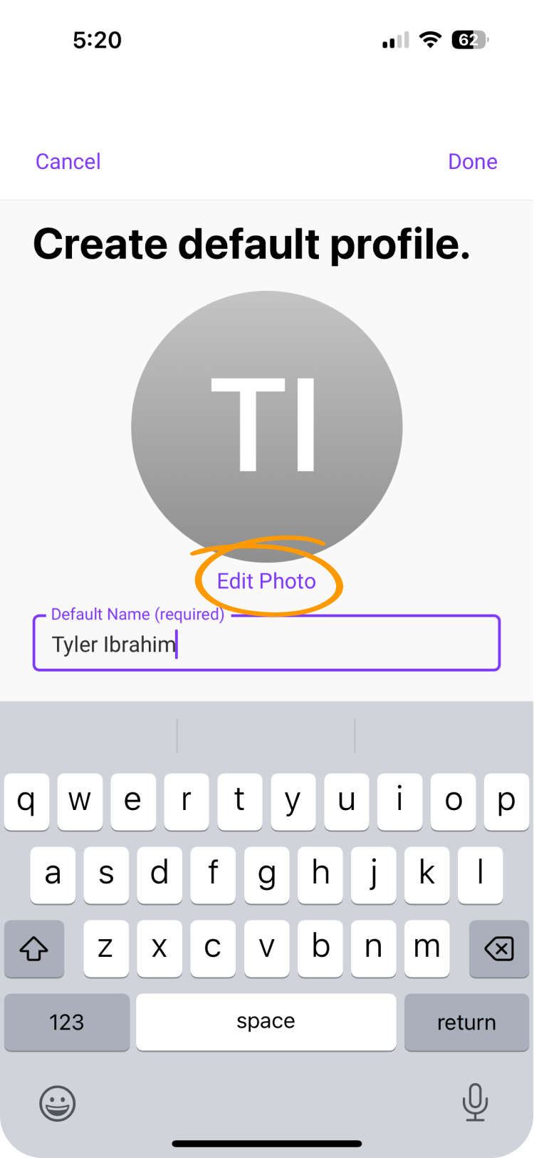 Creating Your Default Profile — Pools