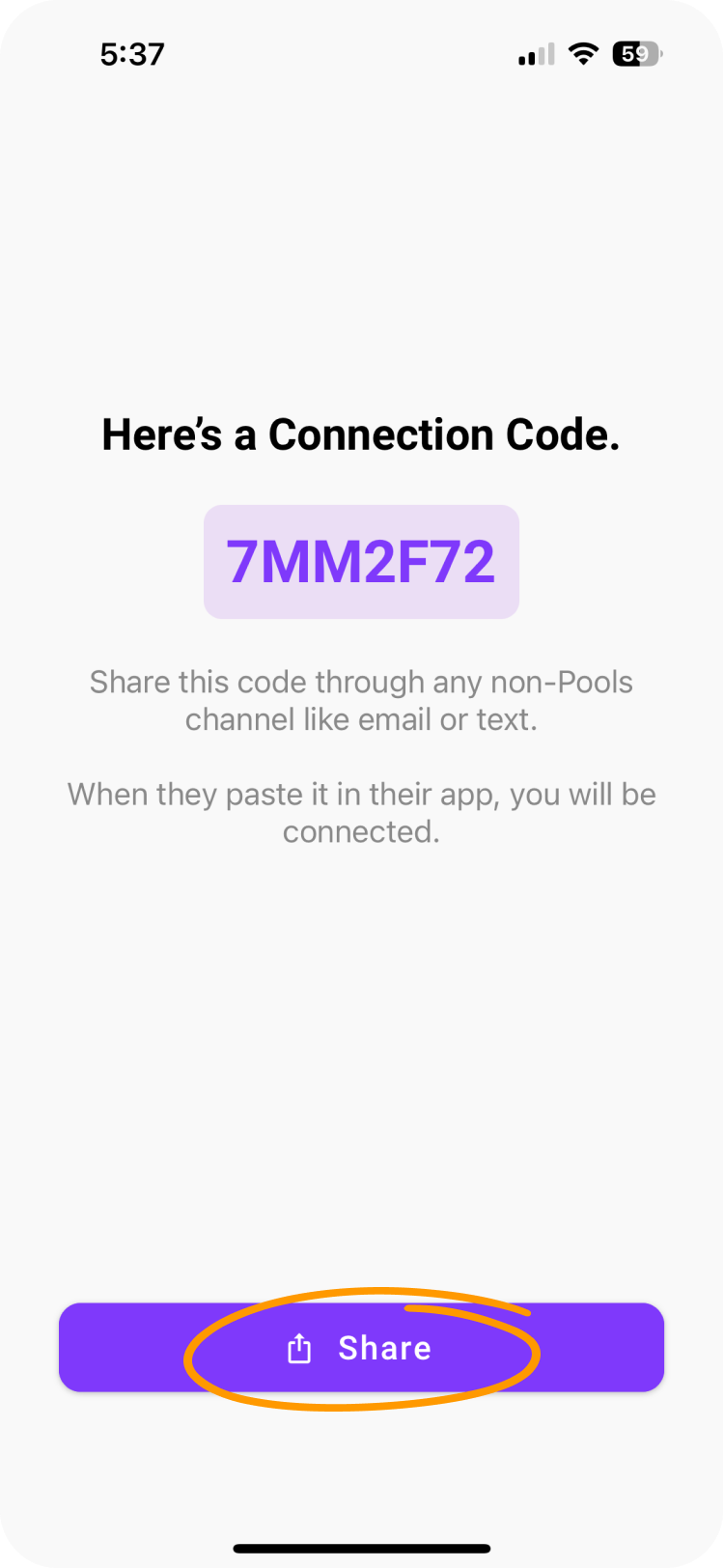 Create Connection: Generate Connection Code — Pools
