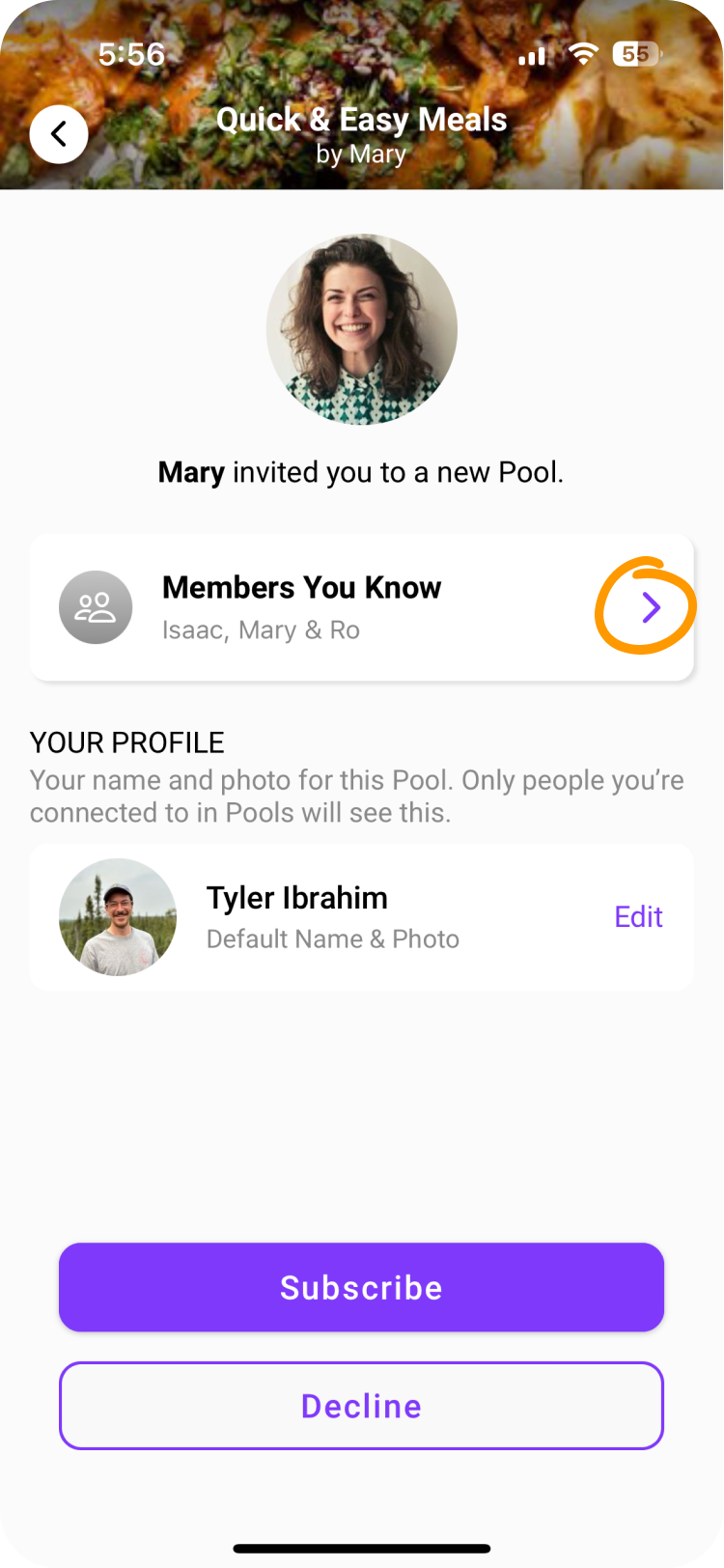 Join Pool — Pools