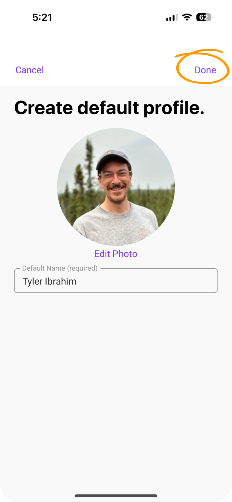 Creating Your Default Profile — Pools