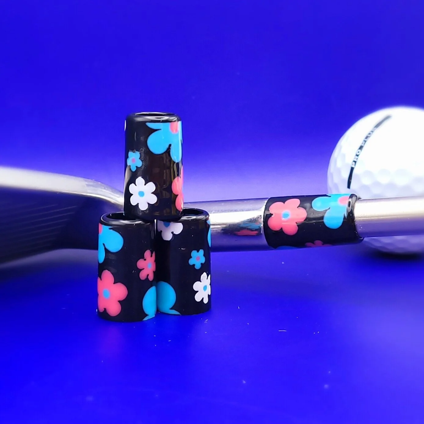 Flower Pattern — 3-2 Customs Custom Golf Ferrules
