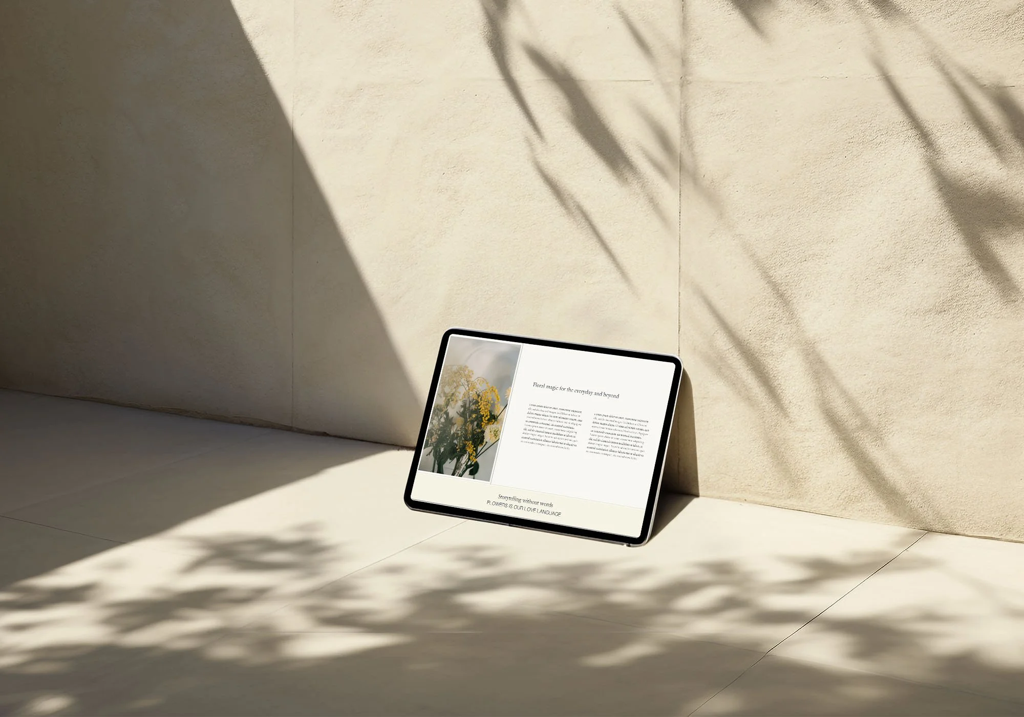 One-week website experience — studio folha