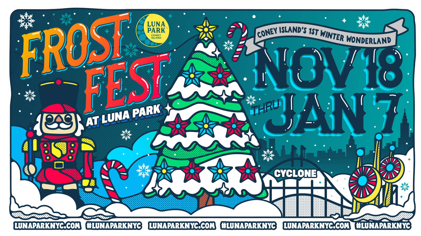 Frost Fest Returns to Coney Island’s Luna Park With an Ice Rink, Santa ...