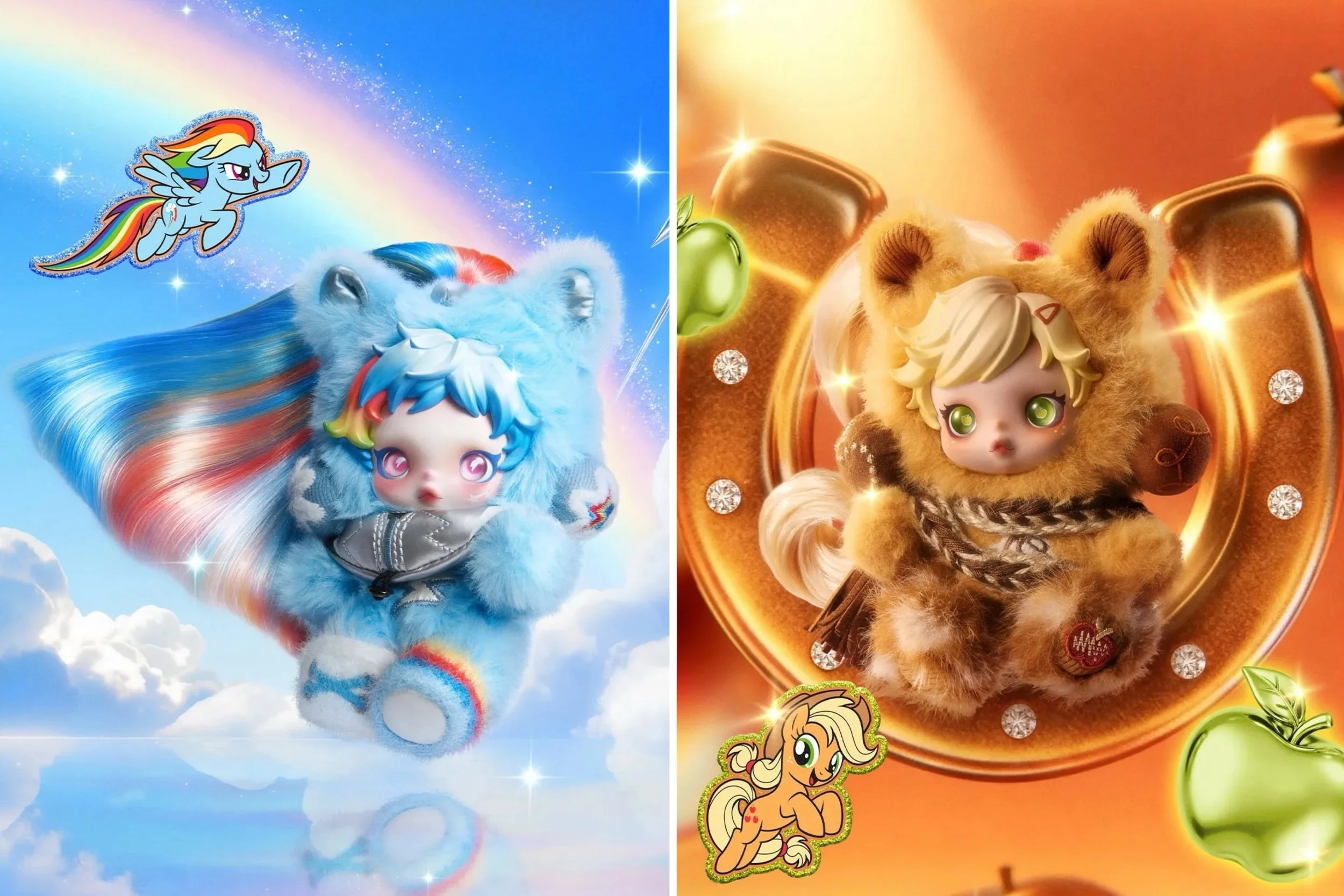 POP MART Reveals the SKULLPANDA × My Little Pony Series Plush Doll ...