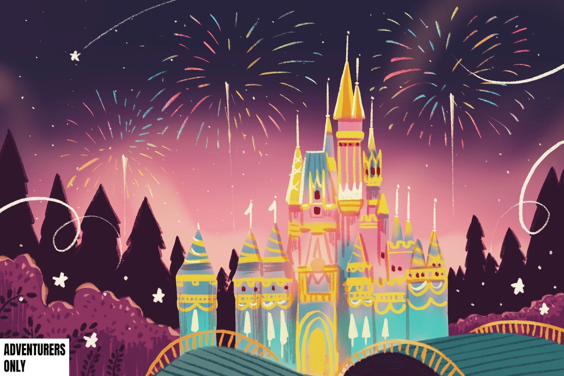 Cinderella Castle Fireworks Wallpaper