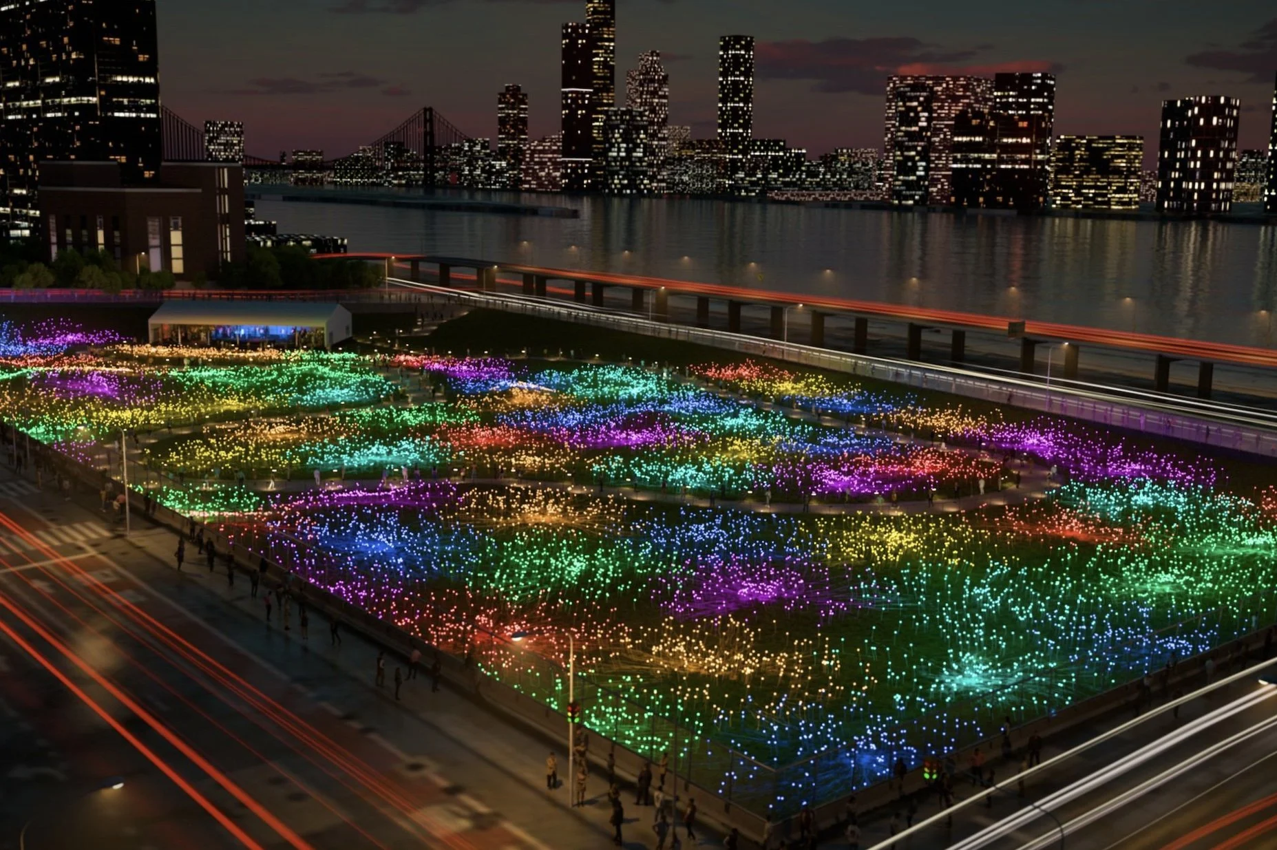 This 6-acre ‘Field of Light’ Will Illuminate Manhattan’s East Side This ...