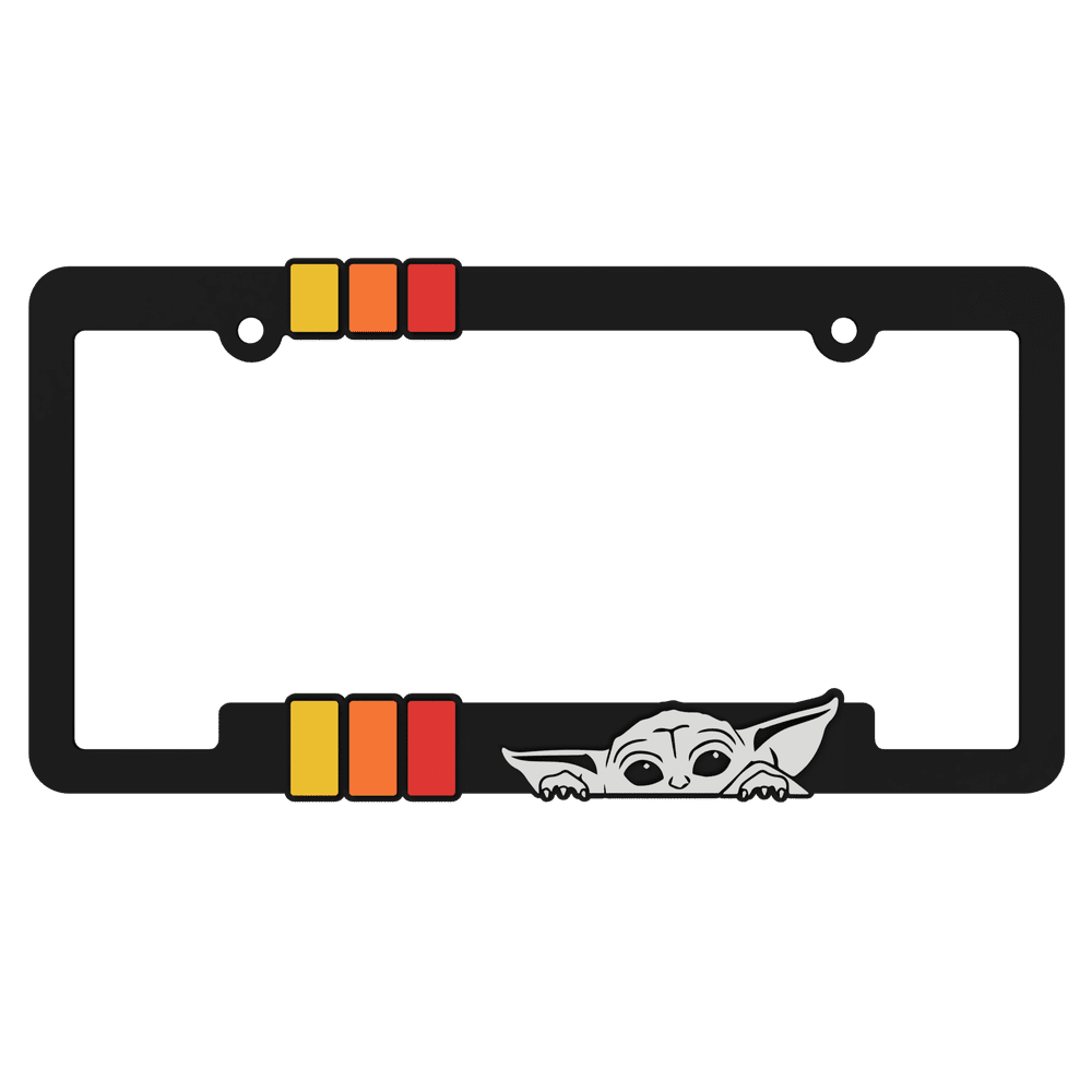 Starwars Stormtrooper License Plate Frame Bracket — Custom Car Gear ...