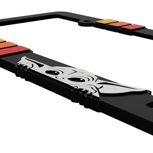 Starwars Stormtrooper License Plate Frame Bracket — Custom Car Gear ...