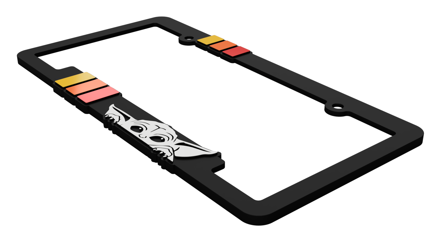 Starwars Stormtrooper License Plate Frame Bracket — Custom Car Gear ...