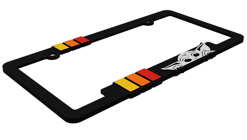 Starwars Stormtrooper License Plate Frame Bracket — Custom Car Gear ...