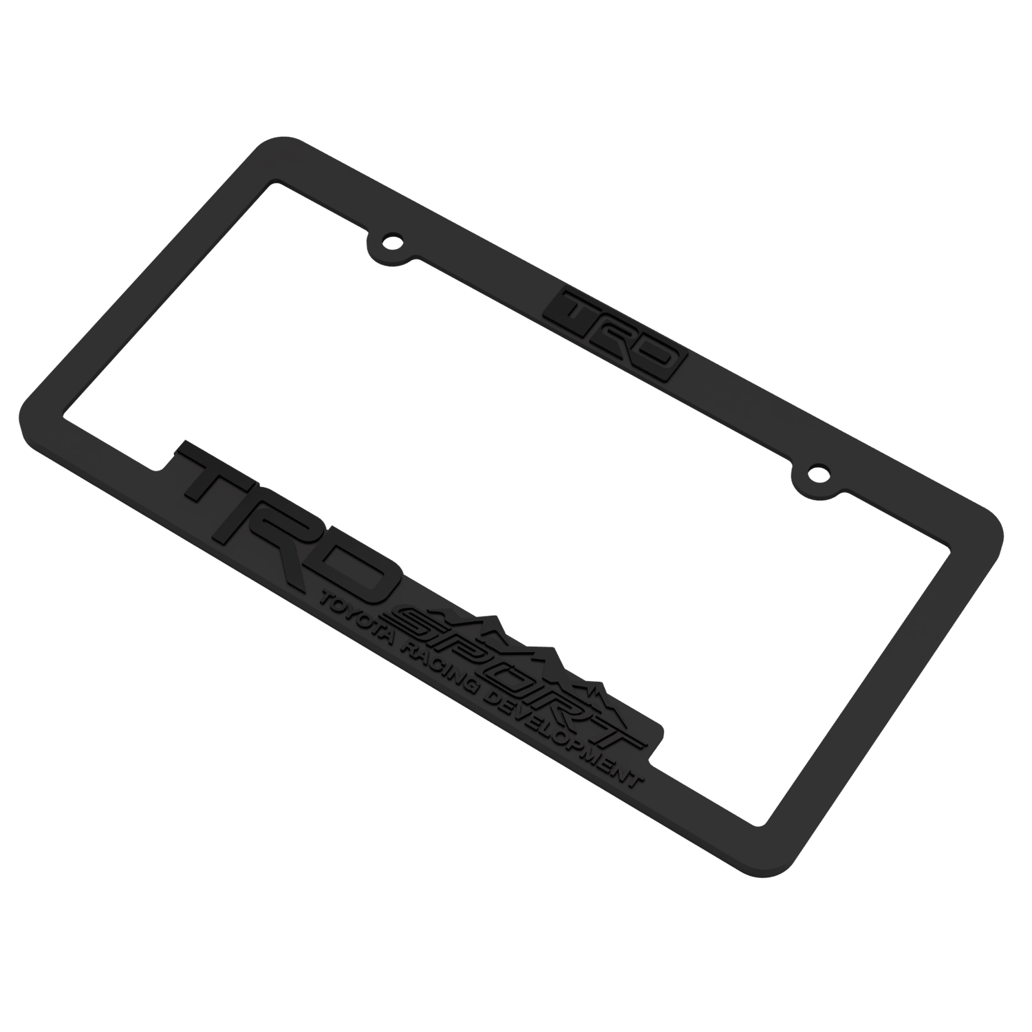 Blackout Toyota Racing Development License Plate Frame Bracket — Custom ...