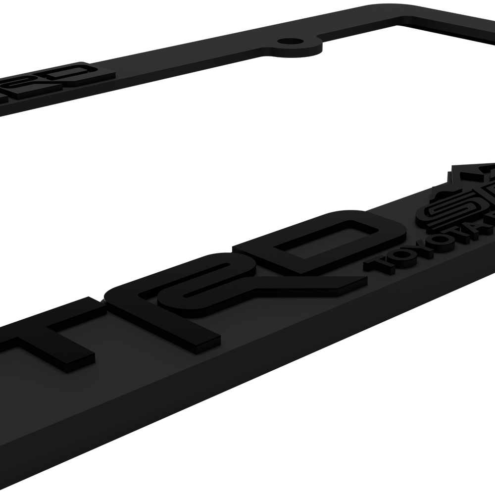 Blackout TRD Tacoma Mountain License Plate Frame — Custom Car Gear MODS ...