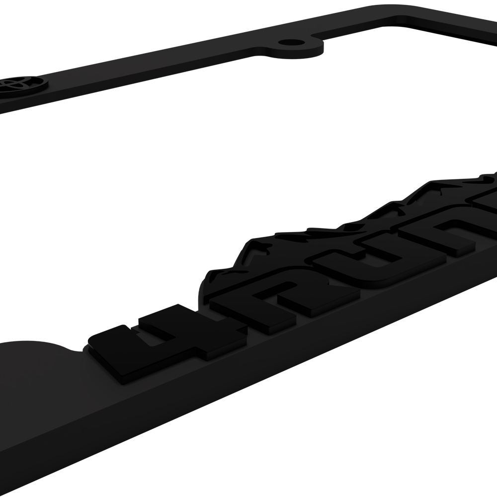 Blackout Toyota Racing Development License Plate Frame Bracket — Custom ...