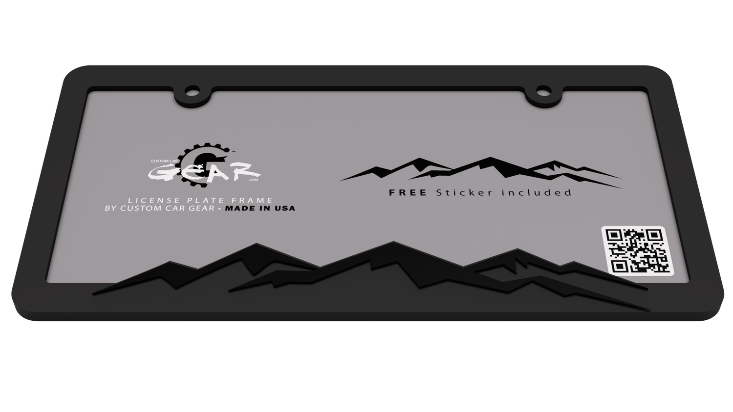 4Runner Toyota Blackout License Plate Frame Bracket — Custom Car Gear ...