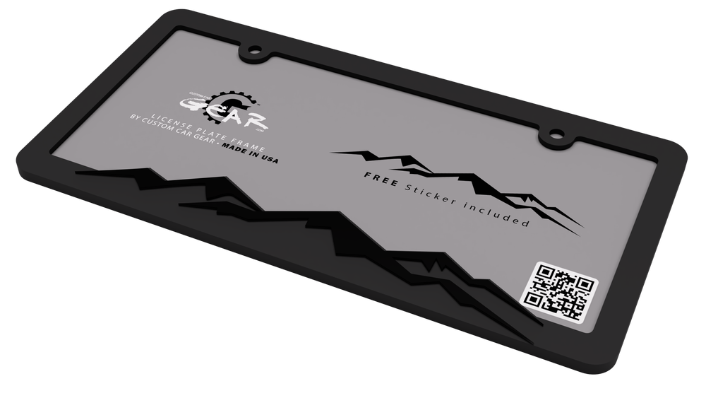 Blackout Toyota Racing Development License Plate Frame Bracket — Custom ...