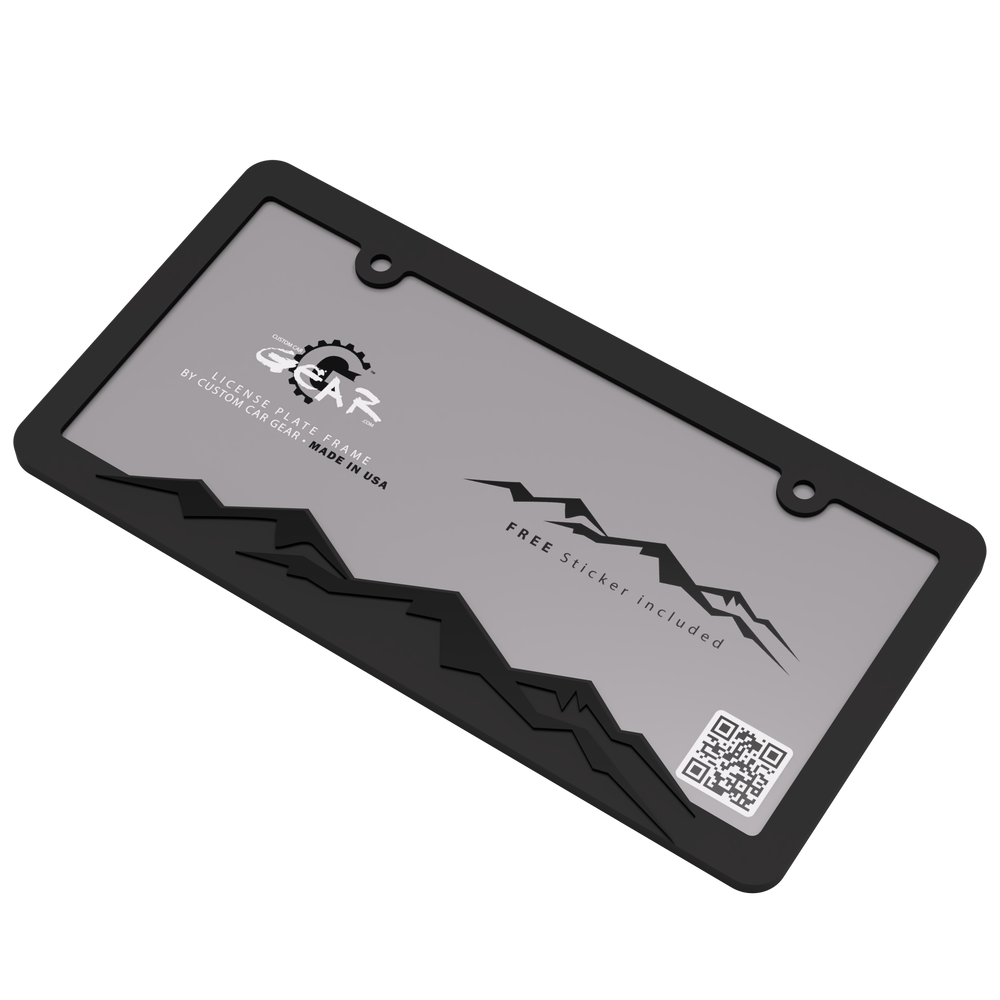 4Runner Toyota Blackout License Plate Frame Bracket — Custom Car Gear ...